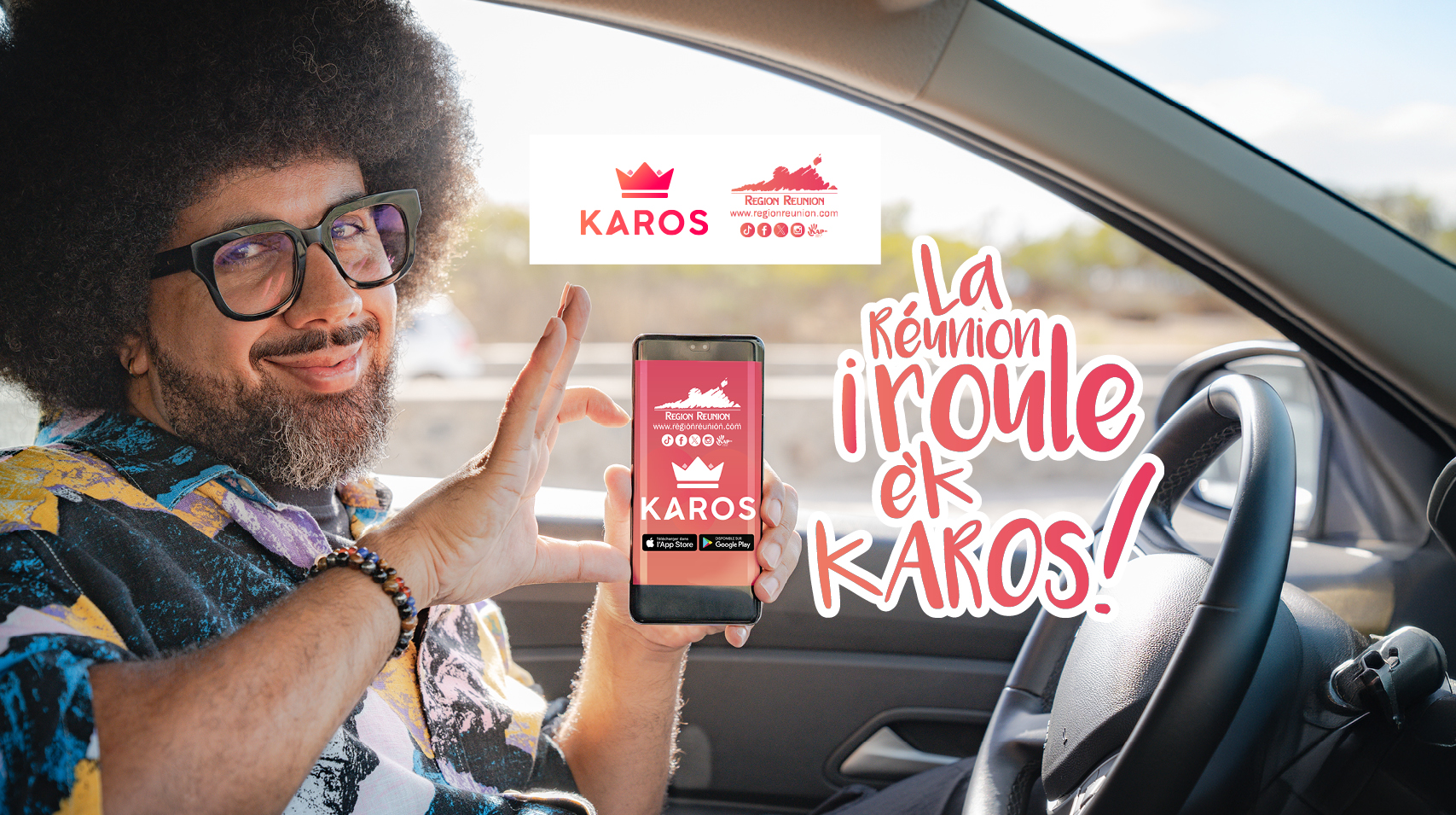 La Réunion y roule ek Karos ! Le service de covoiturage de la Région ...